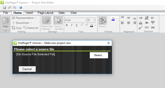 Getting Started with OnePager Express Version 6.0 Desktop - OnePager Documentation
