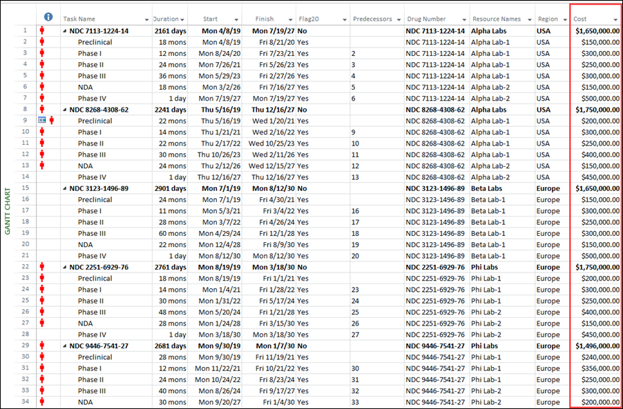 Example of Function Option Use for OnePager for Version 7.2 - OnePager Documentation