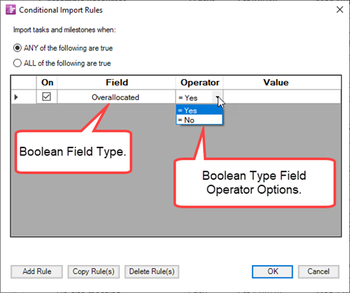 Conditional Import for OnePager Pro Desktop for Version 7.0 - OnePager Documentation