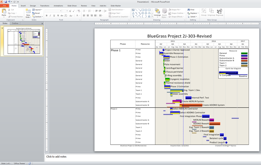 Getting Started with OnePager Express Version 6.0 Add-in - OnePager Documentation