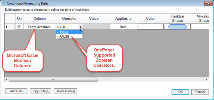 Adding Conditional Formatting Rules Onepager Express Onepager 6972
