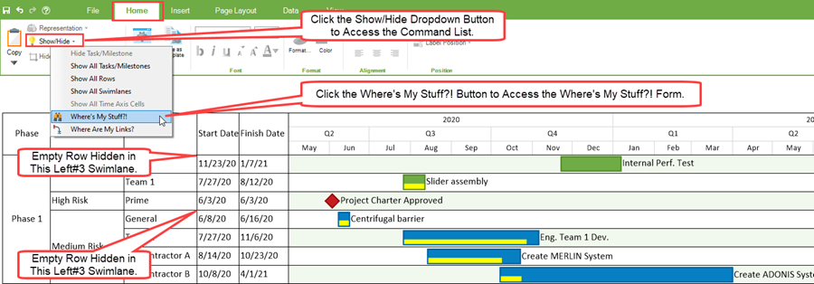 Automatically Hiding Empty Rows for OnePager Express for Version 7.0 - OnePager Documentation