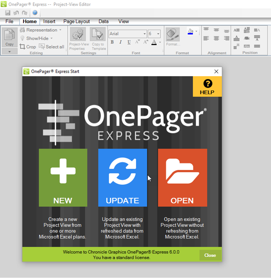 Getting Started with OnePager Express Version 6.0 Desktop - OnePager Documentation