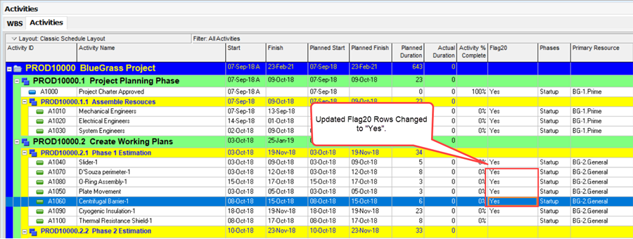 REPLACING a Snapshot via Push Update using a OnePager Chart for Version 7.1 - OnePager Documentation