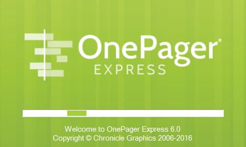 Getting Started with OnePager Express Version 6.0 Desktop - OnePager Documentation