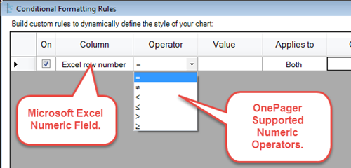 Adding Conditional Formatting Rules Onepager Express Onepager 6861