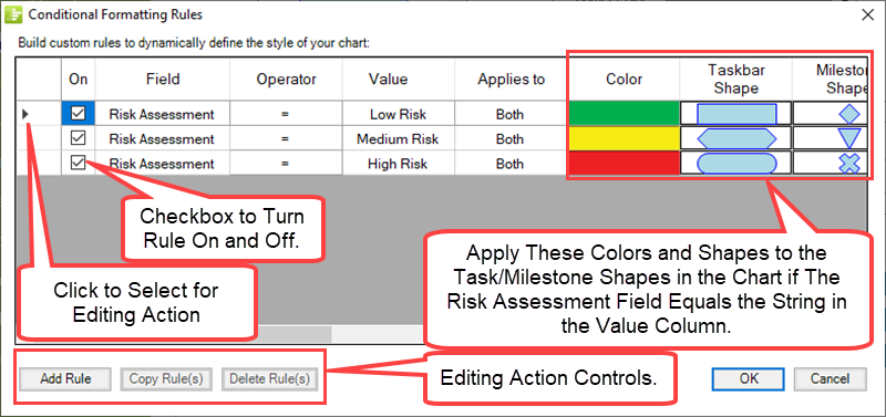 Conditional Formatting Overview for OnePager Express for Version 7.0 - OnePager Documentation