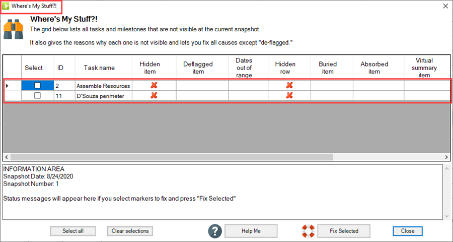 Automatically Hiding Empty Rows for OnePager Express for Version 7.0 - OnePager Documentation