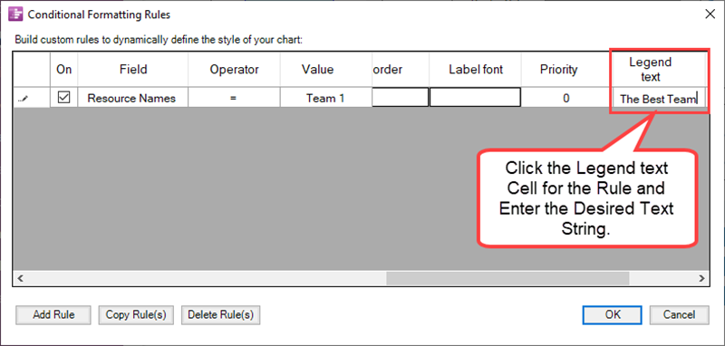 Adding Conditional Formatting Rules For Onepager Pro For Version 70 Onepager Documentation