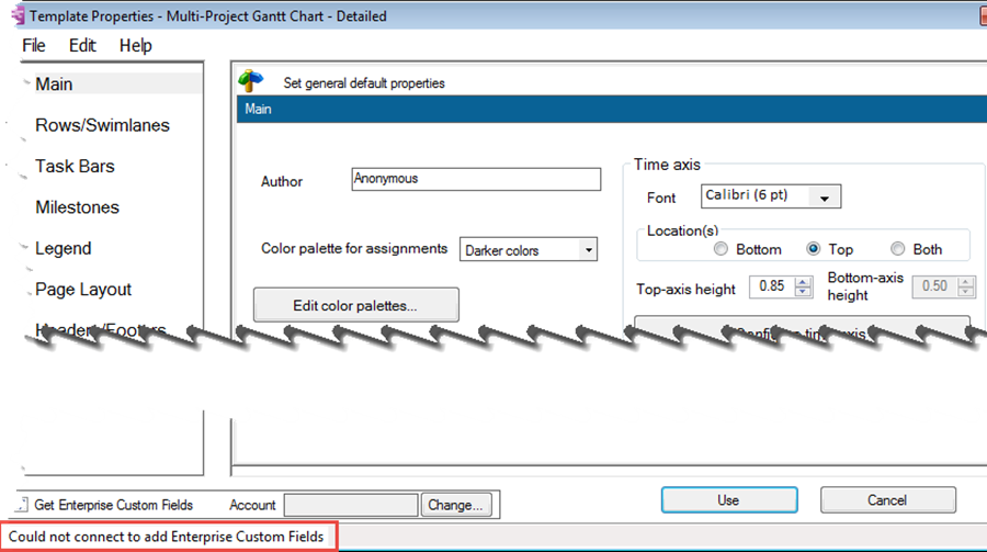 Using Enterprise Custom Fields From Microsoft Project For Version 53