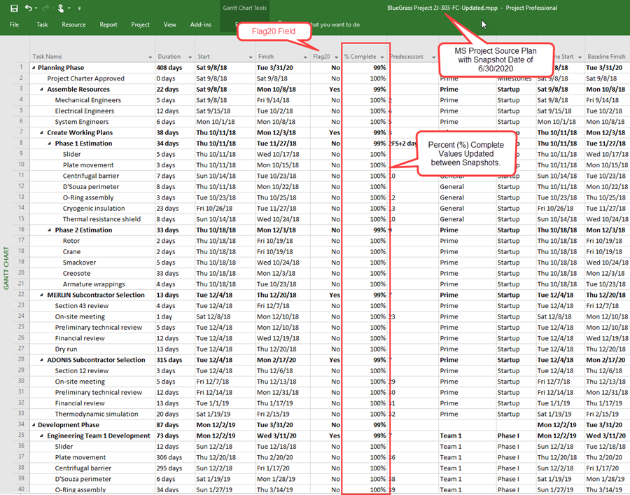 Snapshot-Dependent Text Columns for OnePager Pro for Version 6.1 - OnePager Documentation