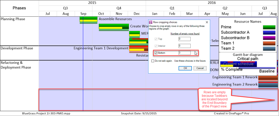 Automatically Cropping Empty Rows for OnePager Pro for Version 6.0 - OnePager Documentation