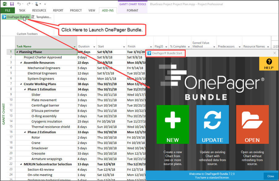 Installing OnePager Bundle with OnePager Pro and/or OnePager Express for Version 7.2 - OnePager ...