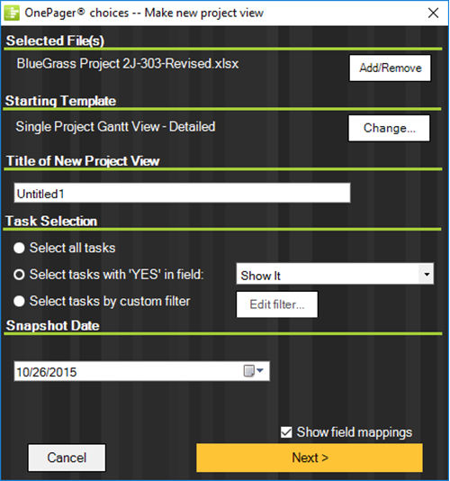 Getting Started with OnePager Express Version 6.0 Desktop - OnePager Documentation