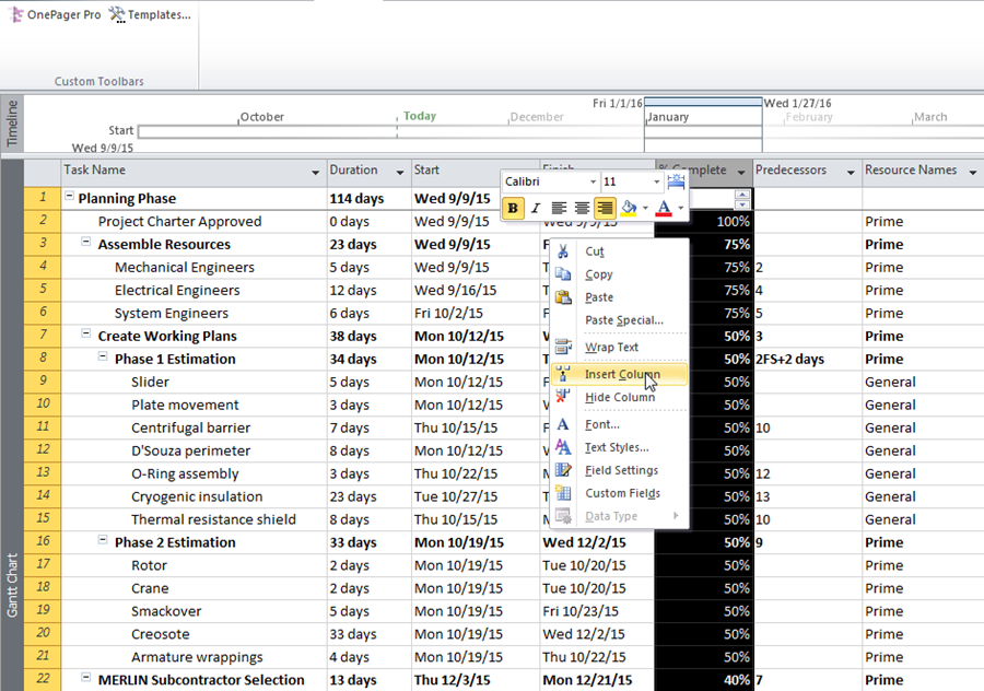 Getting Started with OnePager Pro Version 6.0 Add-in - OnePager Documentation