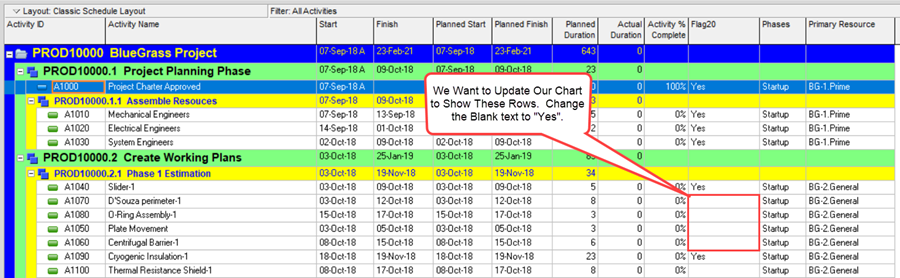 REPLACING a Snapshot via Push Update using a OnePager Chart for Version 7.1 - OnePager Documentation