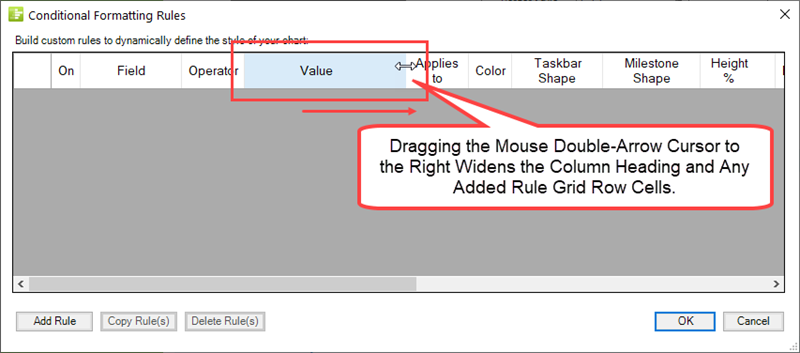 Adding Conditional Formatting Rules For Onepager Express For Version 70 Onepager Documentation