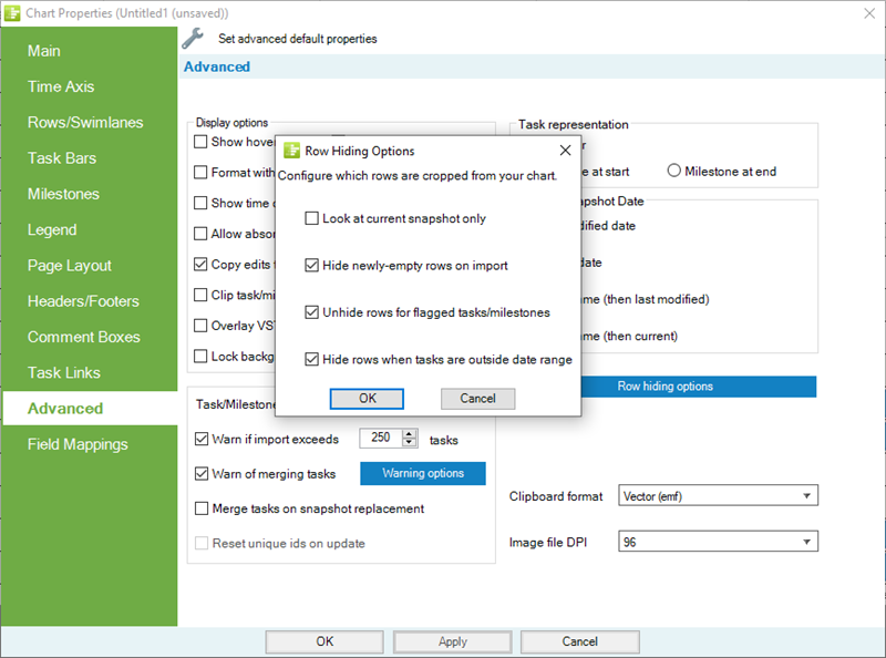 Automatically Hiding Empty Rows for OnePager Express for Version 7.0 - OnePager Documentation