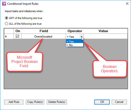 Conditional Import for OnePager Pro Desktop for Version 6.1 - OnePager Documentation