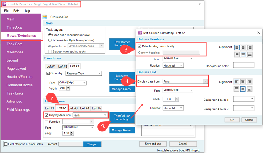 About OnePager's Rows and Swimlanes for Version 7.2 - OnePager Documentation