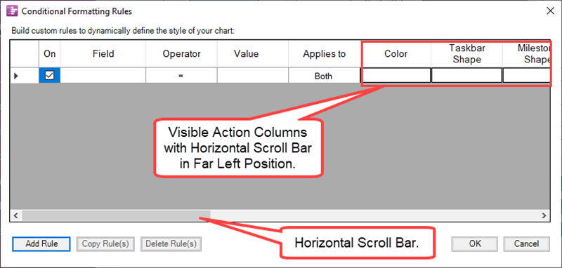 Adding Conditional Formatting Rules For Onepager Pro For Version 70 Onepager Documentation